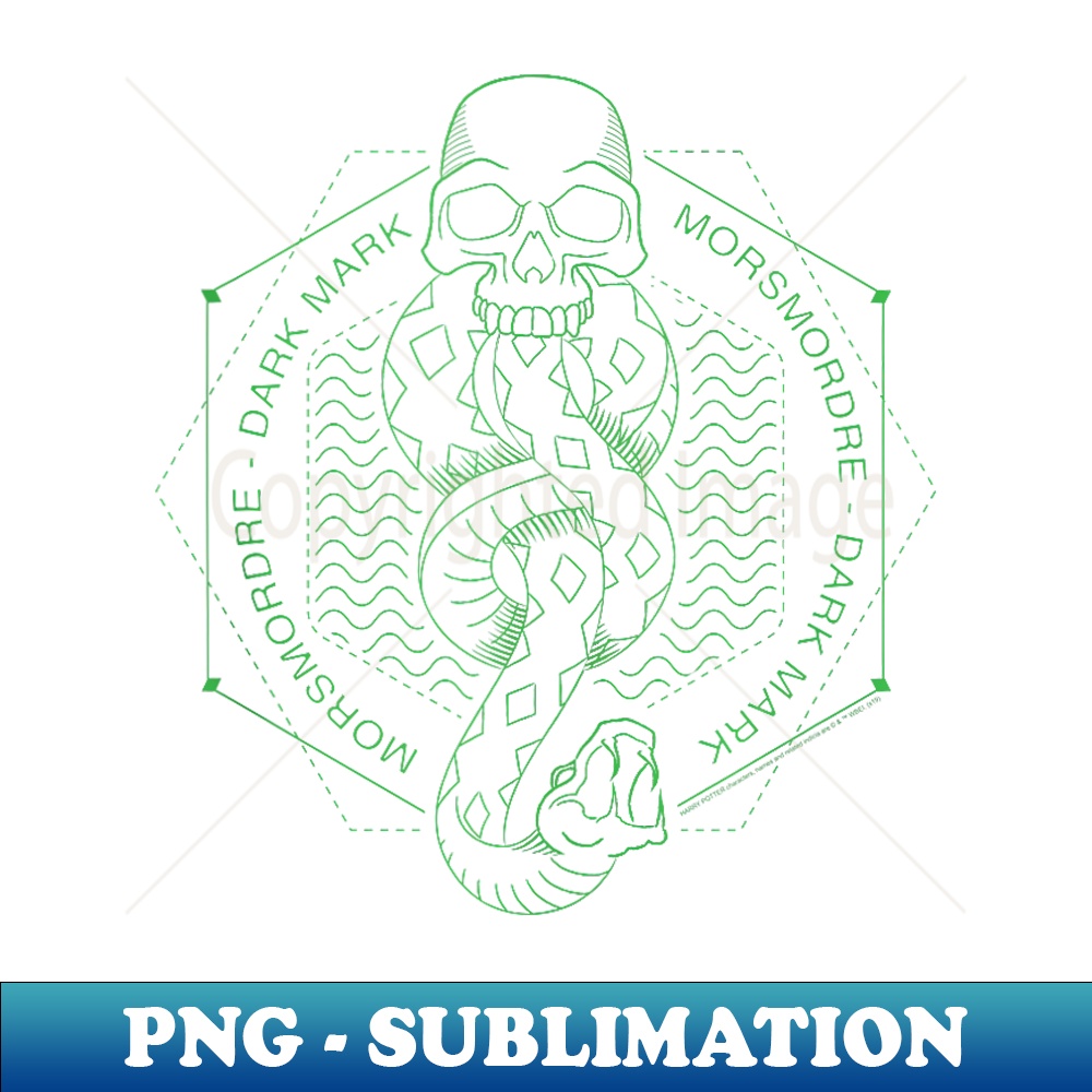 Harry Potter Morsmordre Dark Mark - PNG Transparent Sublimat | Inspire ...