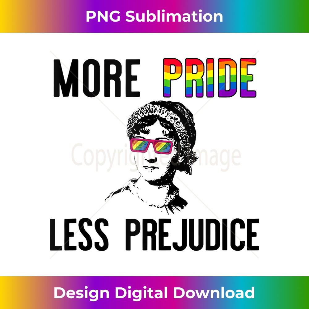 MORE PRIDE LESS PREJUDICE Jane Austen LGBT Sunglasses Meme T - Inspire ...