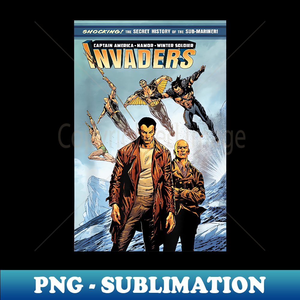 Marvel Invaders The Secret History Of Namor Comic Book Cover | Inspire ...