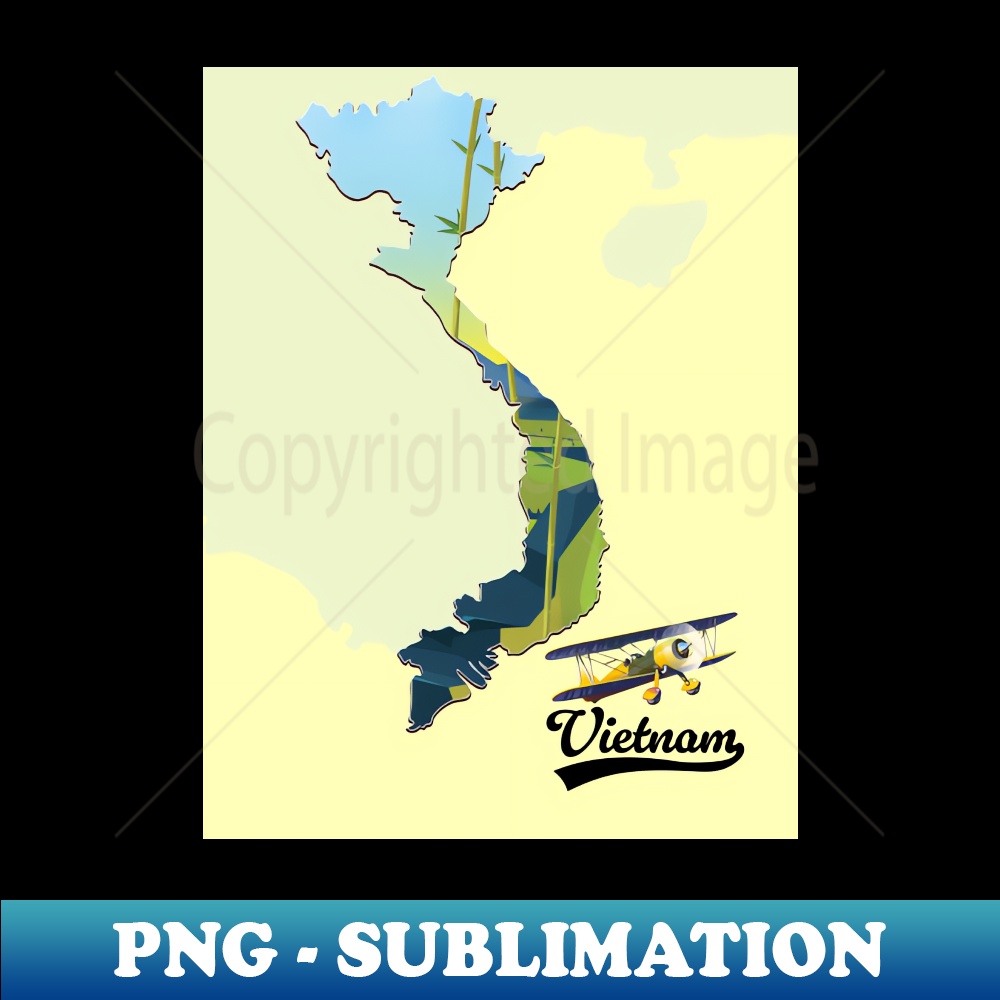 Vietnam retro map - High-Quality PNG Sublimation Download - | Inspire ...