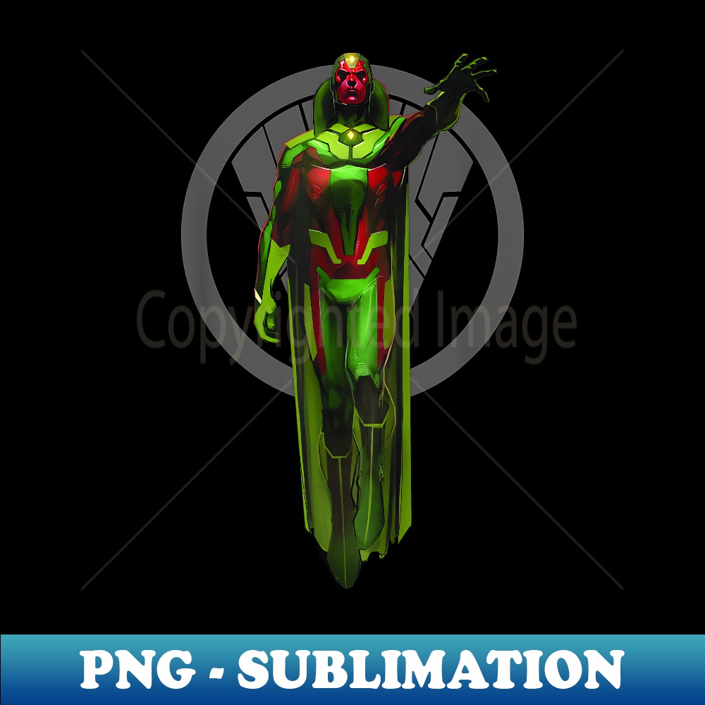Marvel Comics Retro Classic Vision Epic Portrait Logo - Inst - Inspire ...