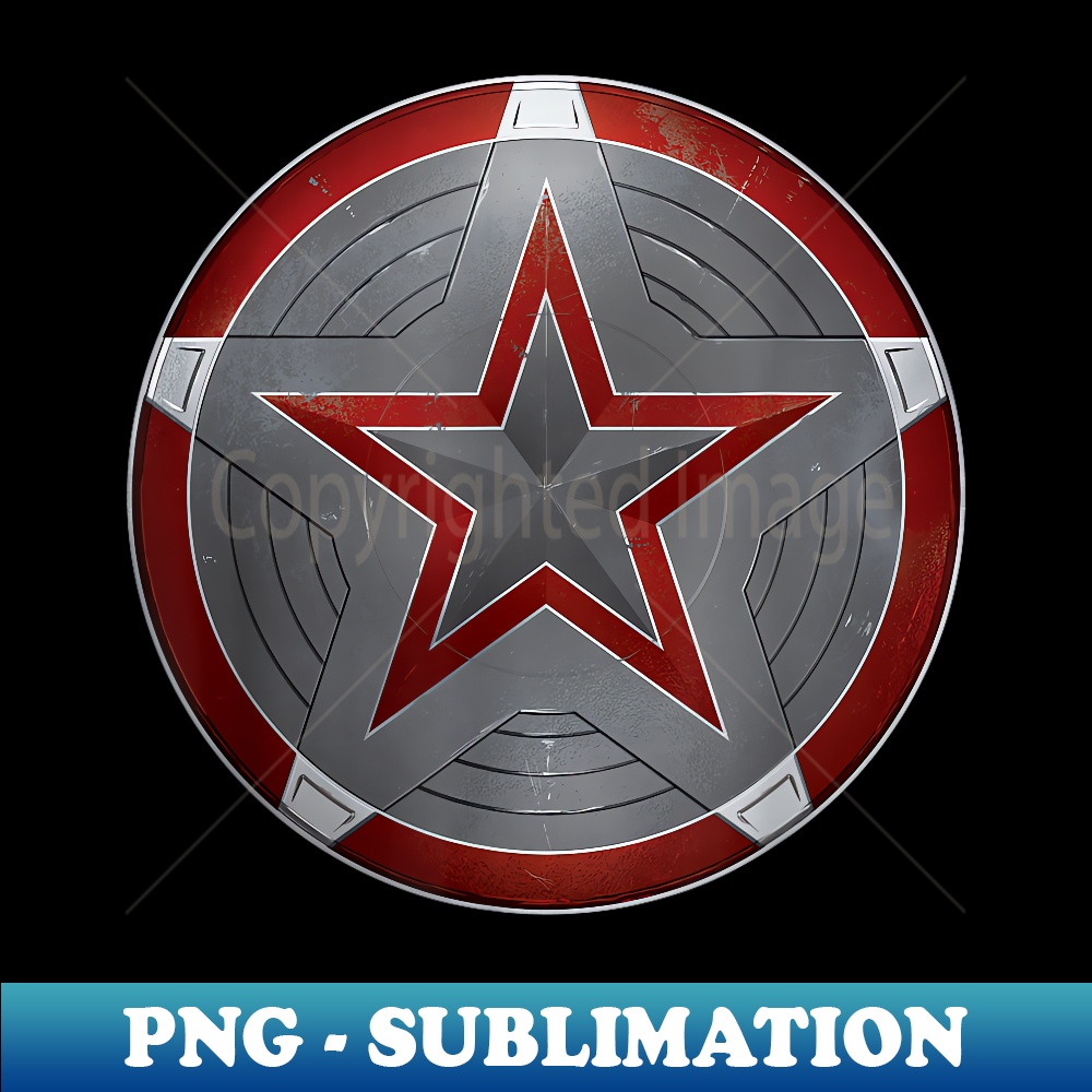 Marvel Black Widow Red Guardian Shield - Decorative Sublimat | Inspire ...