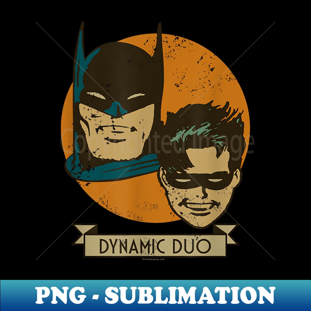 Batman and Robin Dynamic Duo - PNG Transparent Digital Downl | Inspire ...