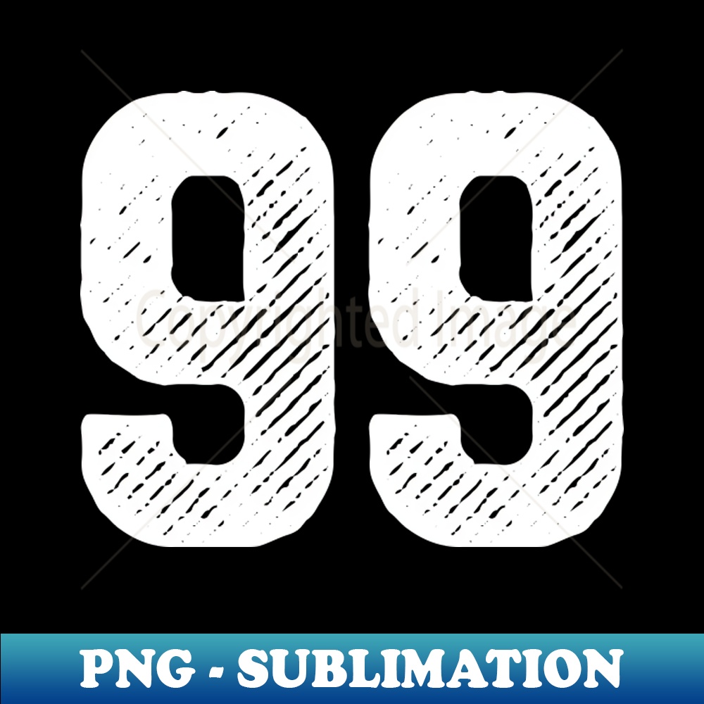 Ninety Nine 99 - Elegant Sublimation PNG Download - Create w | Inspire ...
