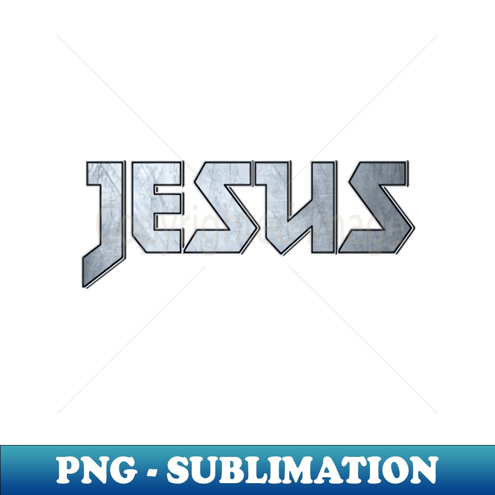 Heavy metal Jesus - PNG Transparent Sublimation File - Perfe - Inspire ...