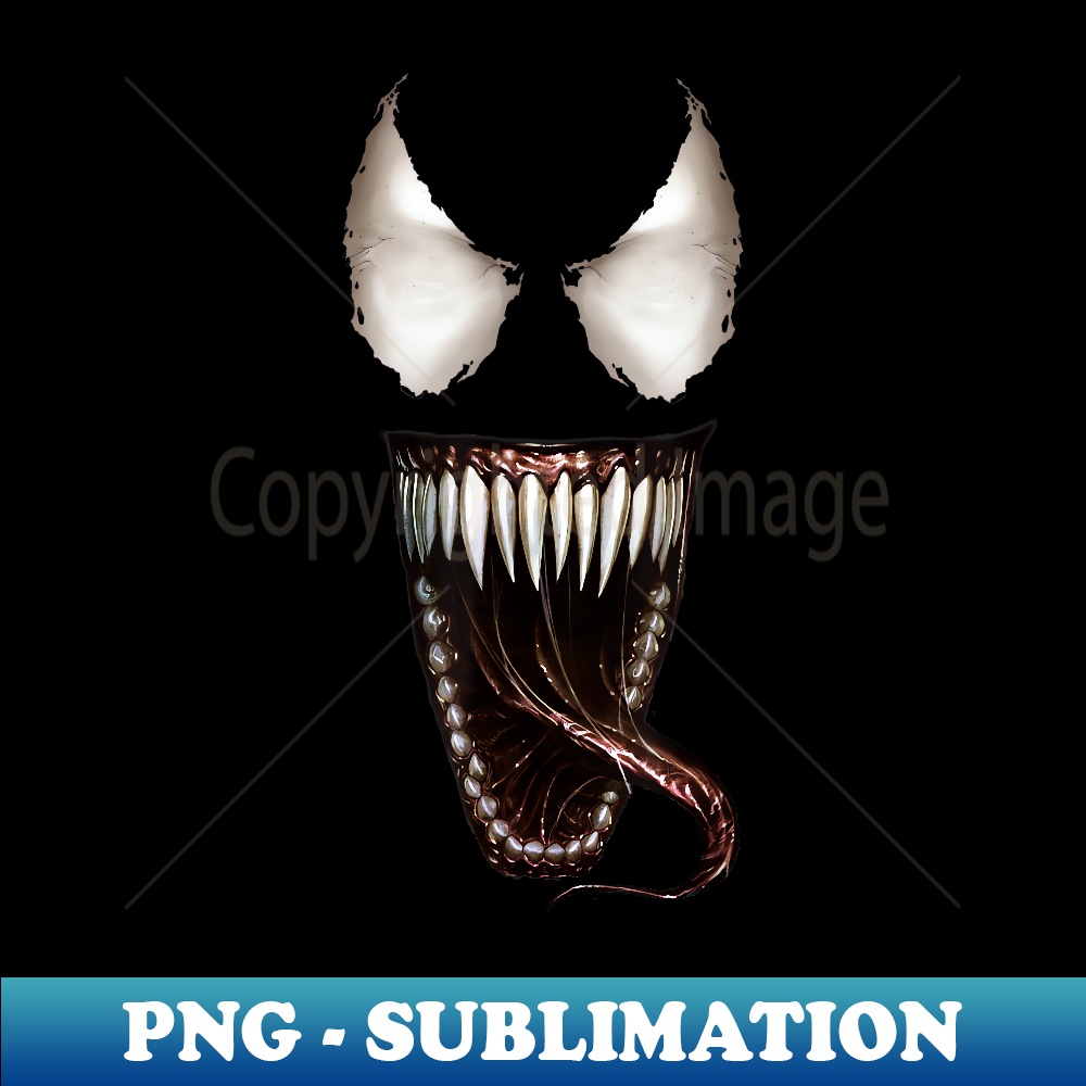 Marvel Venom Comic Villain Horror Big Face - Exclusive Subli | Inspire ...