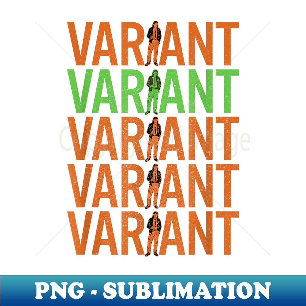 Marvel Loki Variant Text Stack - High-Resolution PNG Sublima | Inspire Uplift