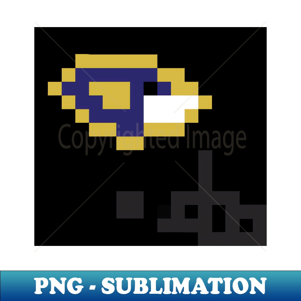8 Bit Baltimore Ravens Helmet - Artistic Sublimation Digital | Inspire ...