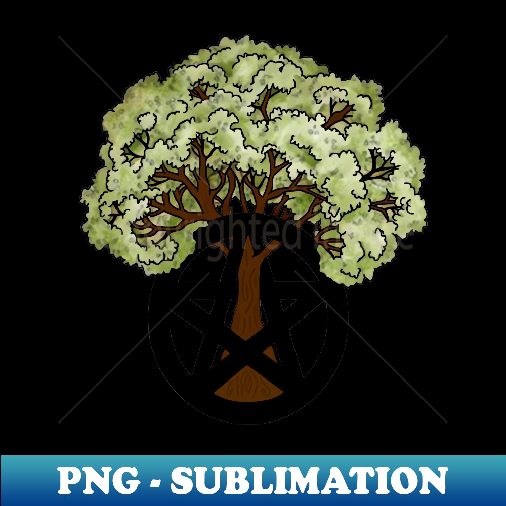 Pentacle Tree - Aesthetic Sublimation Digital File - Capture | Inspire ...
