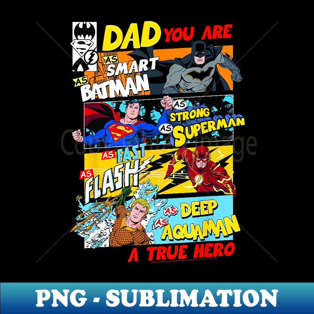 DC Comics Justice League Dad Attributes - High-Resolution PN | Inspire ...