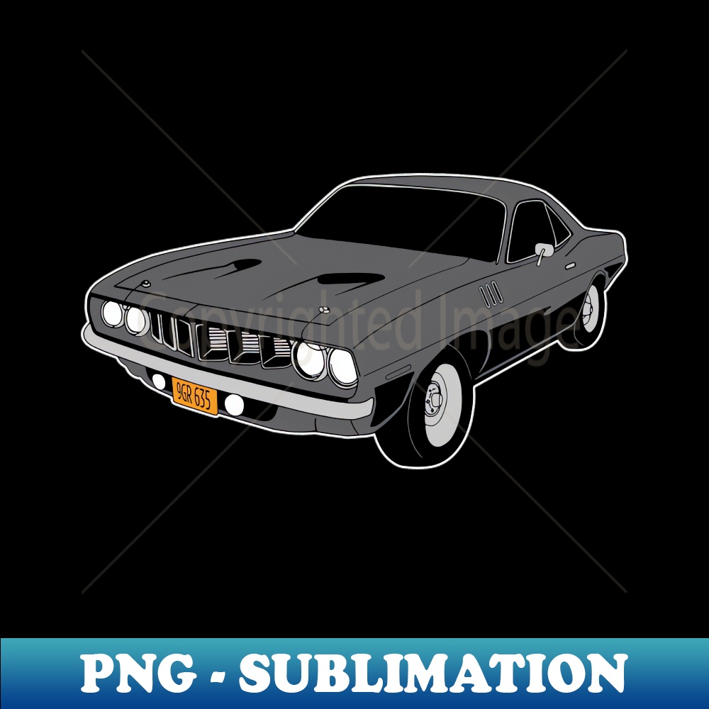 Phantasm - Jody Pearsons 1971 Plymouth Cuda - Retro PNG Subl | Inspire ...