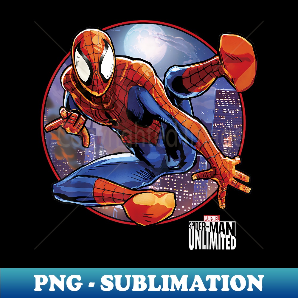 Marvel Spider-Man Unlimited City Circle Graphic - Premium PN - Inspire ...