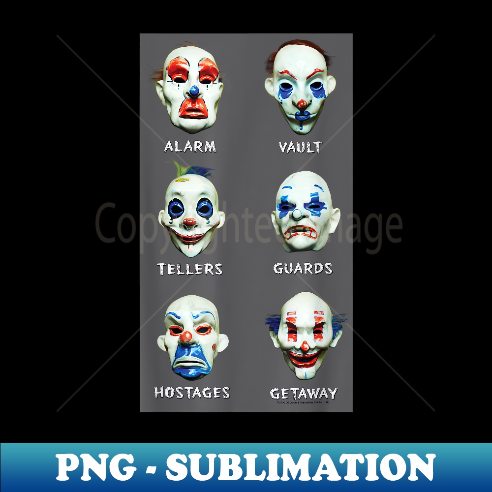 Batman Dark Knight Goon Masks - Decorative Sublimation PNG F | Inspire ...