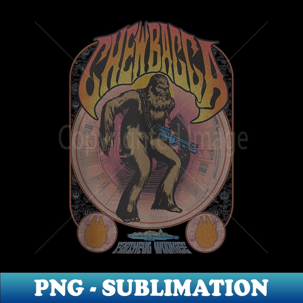 Star Wars Chewbacca Faithful Wookiee Seventies - Artistic Su | Inspire ...