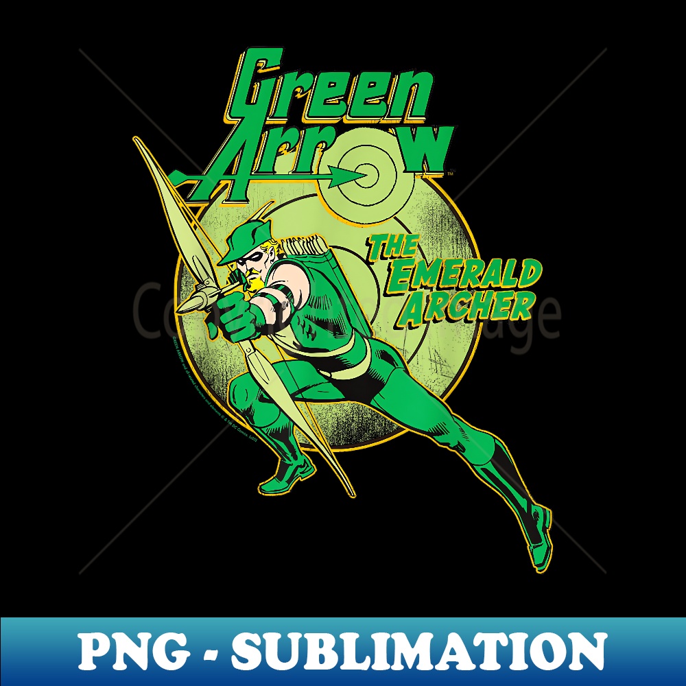 DC Comics Green Arrow Emerald Archer - Artistic Sublimation | Inspire ...