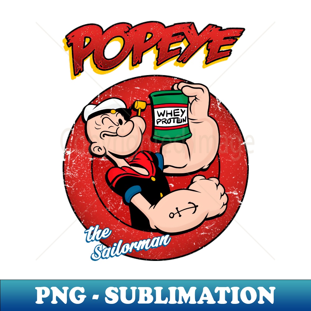 Popeye - Retro PNG Sublimation Digital Download - Capture Im - Inspire ...