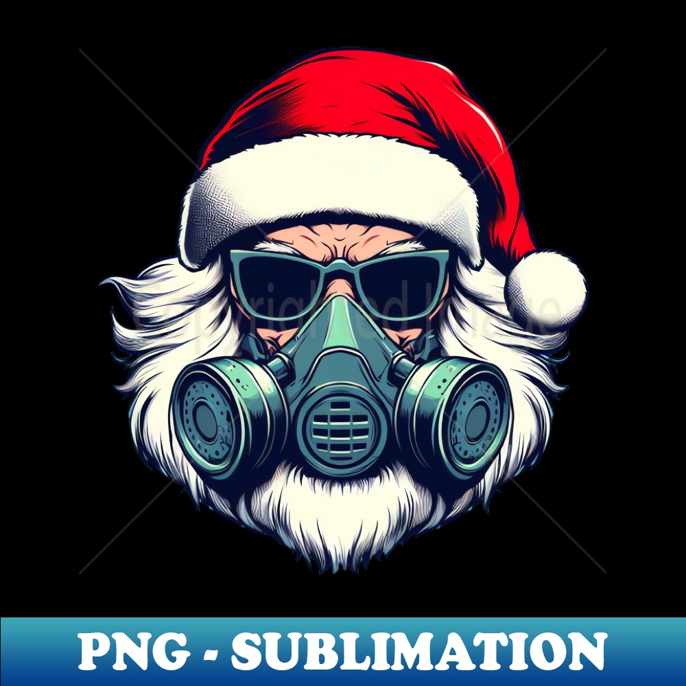 gas mask war santa - Exclusive Sublimation Digital File - Pe | Inspire ...
