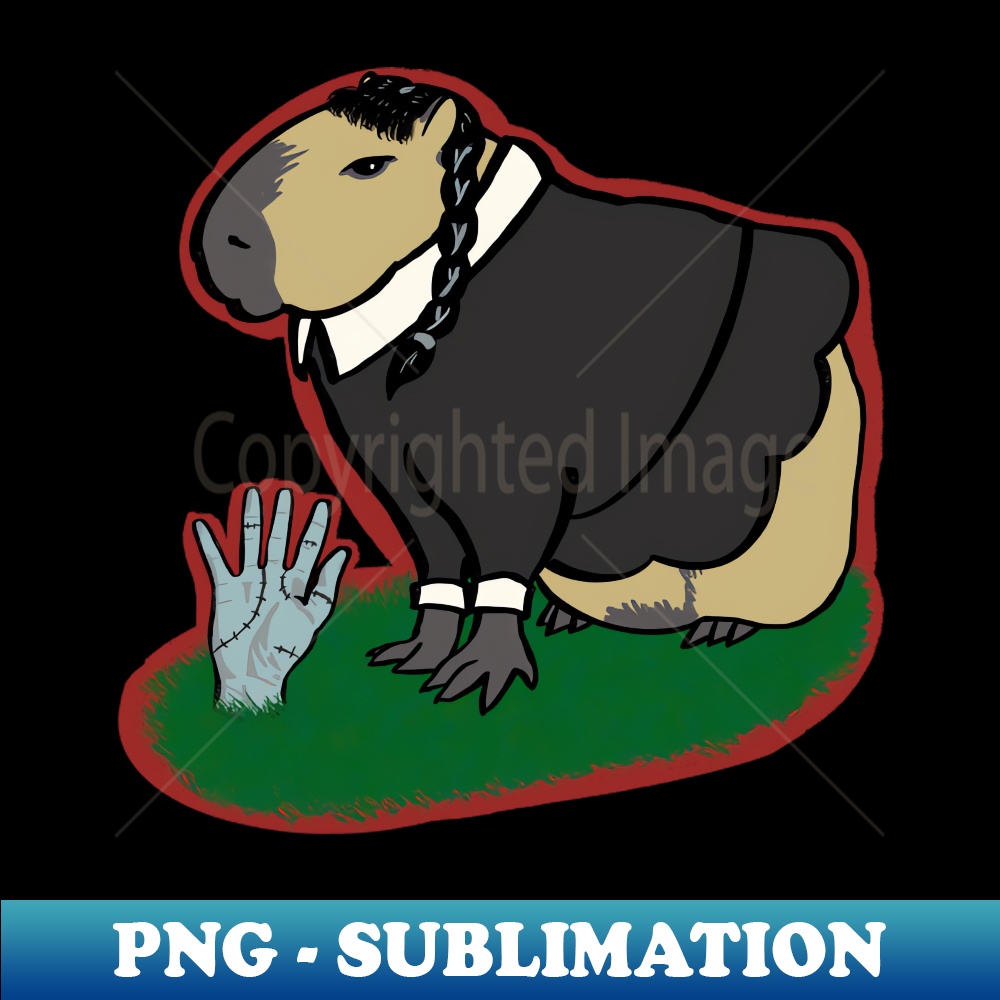 Capy-Scare-A Wednesday - PNG Transparent Digital Download Fi | Inspire ...