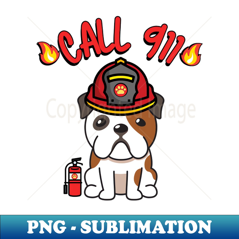 Firefighter English Bulldog - Special Edition Sublimation PN | Inspire ...