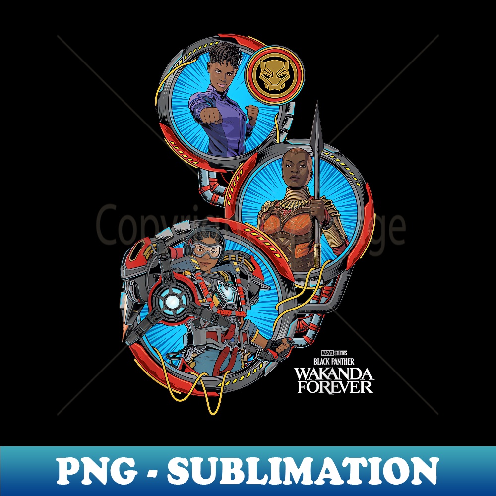 Marvel Black Panther Wakanda Forever Girl Panels - Signature - Inspire ...