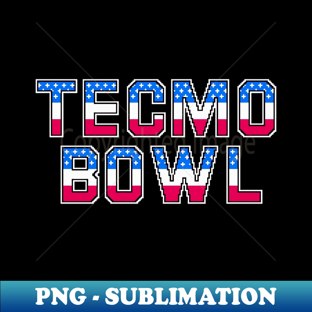 Tecmo Bowl Logo Fan Art - Digital Sublimation Download File | Inspire ...