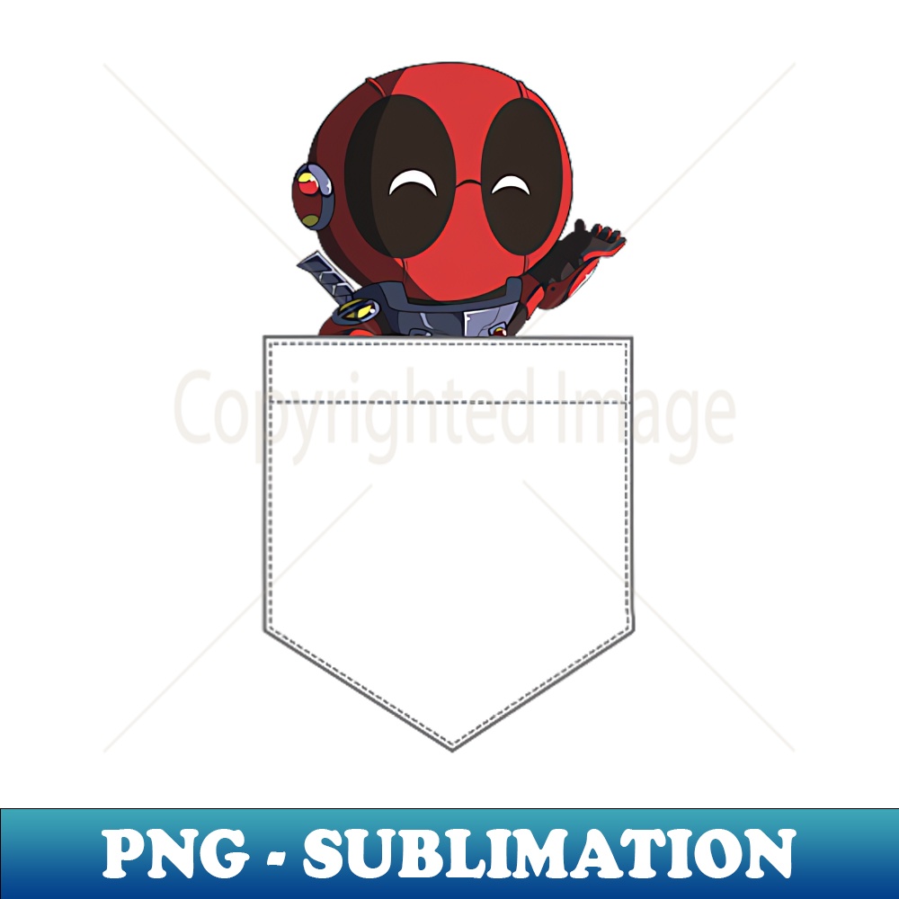 Marvel Deadpool Pocket Pop Out Graphic - Decorative Sublimat | Inspire ...