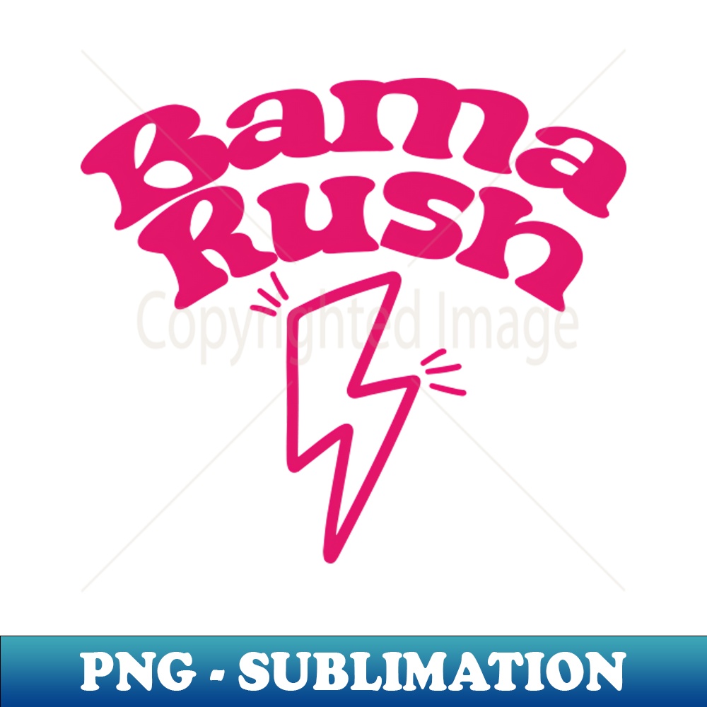 Bama Rush Lightening Bolt - Exclusive PNG Sublimation Downlo | Inspire ...