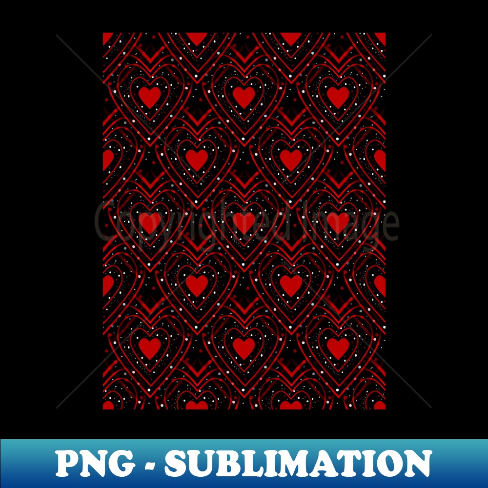 Black And Red Hearts Happy Valentines Day - Trendy Sublimati | Inspire ...