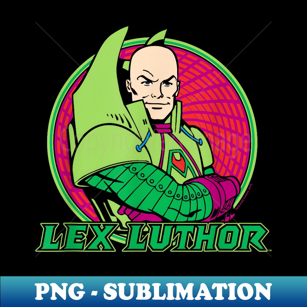 Superman Lex Luthor - Sublimation-Ready PNG File - Instantly | Inspire ...
