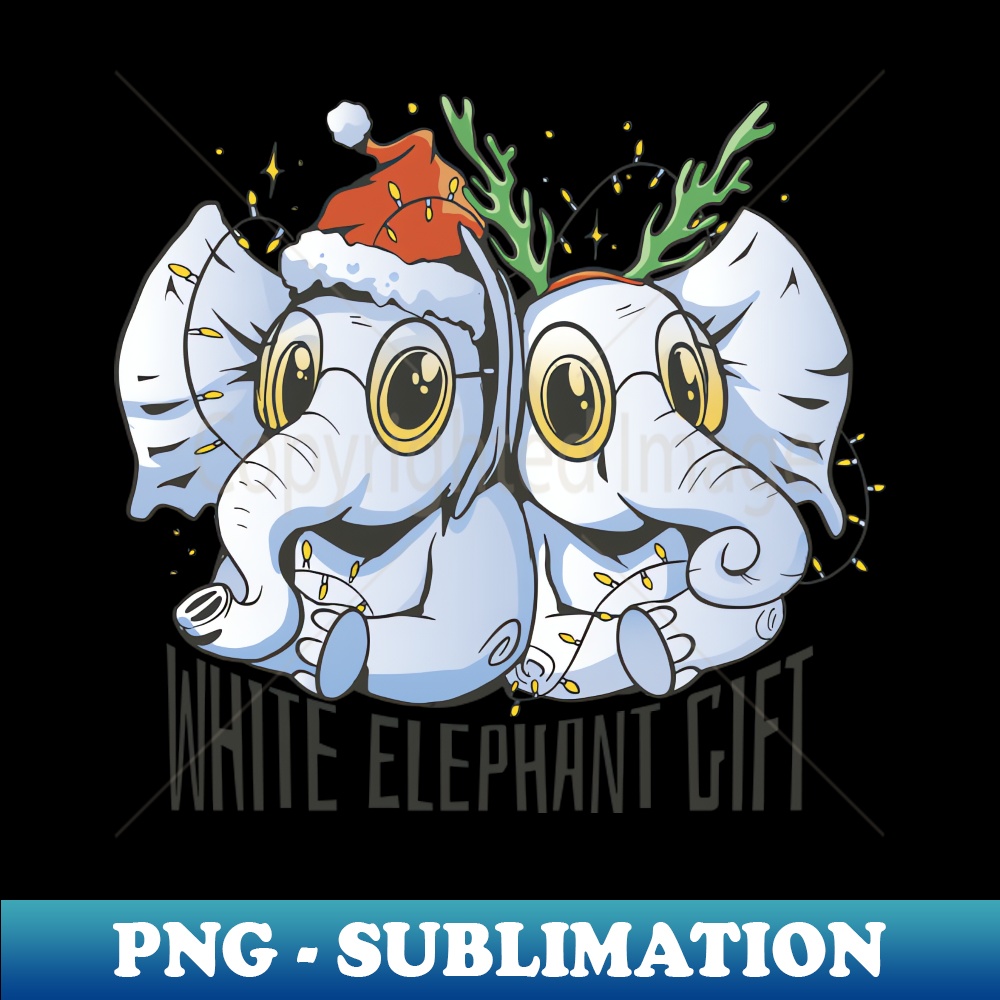 White Elephant Christmas - Signature Sublimation PNG File - | Inspire ...