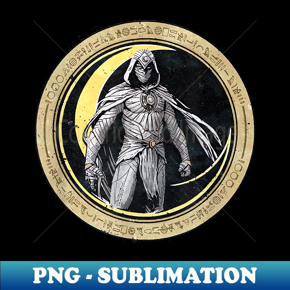 Marvel Moon Knight Crescent Egyptian Hieroglyphs - Sublimati | Inspire ...
