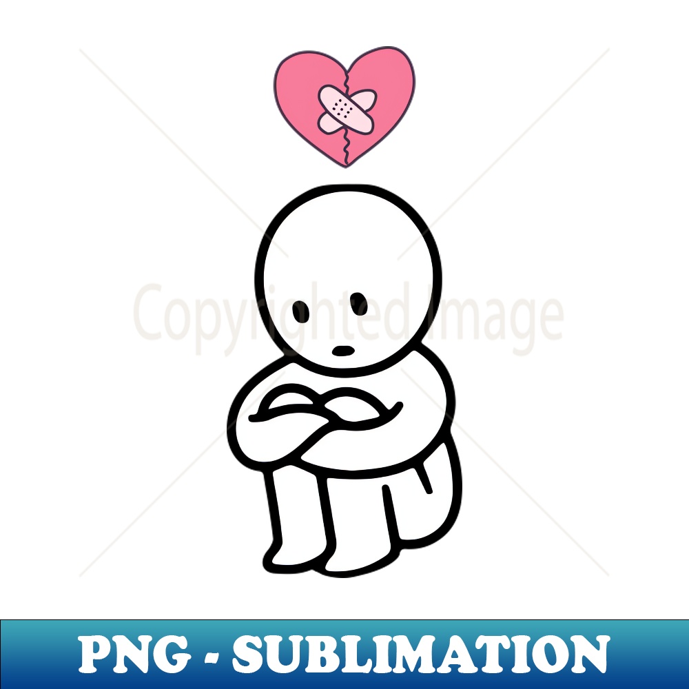 Broken Heart - Exclusive Sublimation Digital File - Transfor | Inspire ...