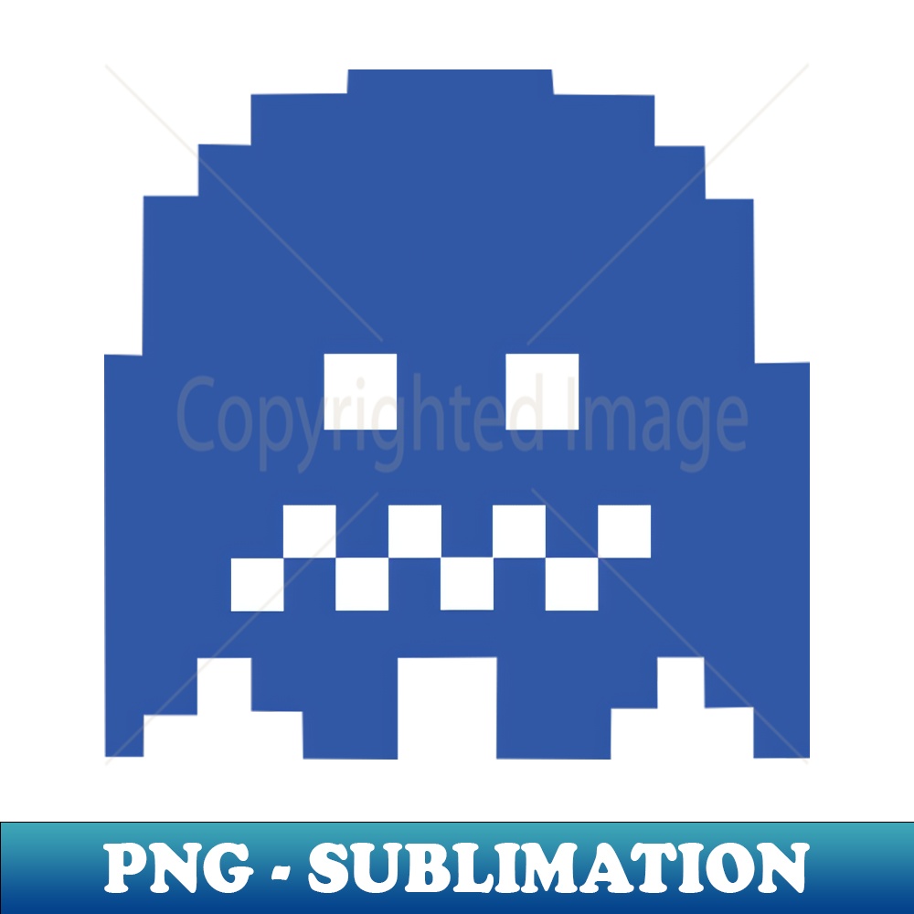 Pixeled blue ghost - Modern Sublimation PNG File - Unleash Y | Inspire ...