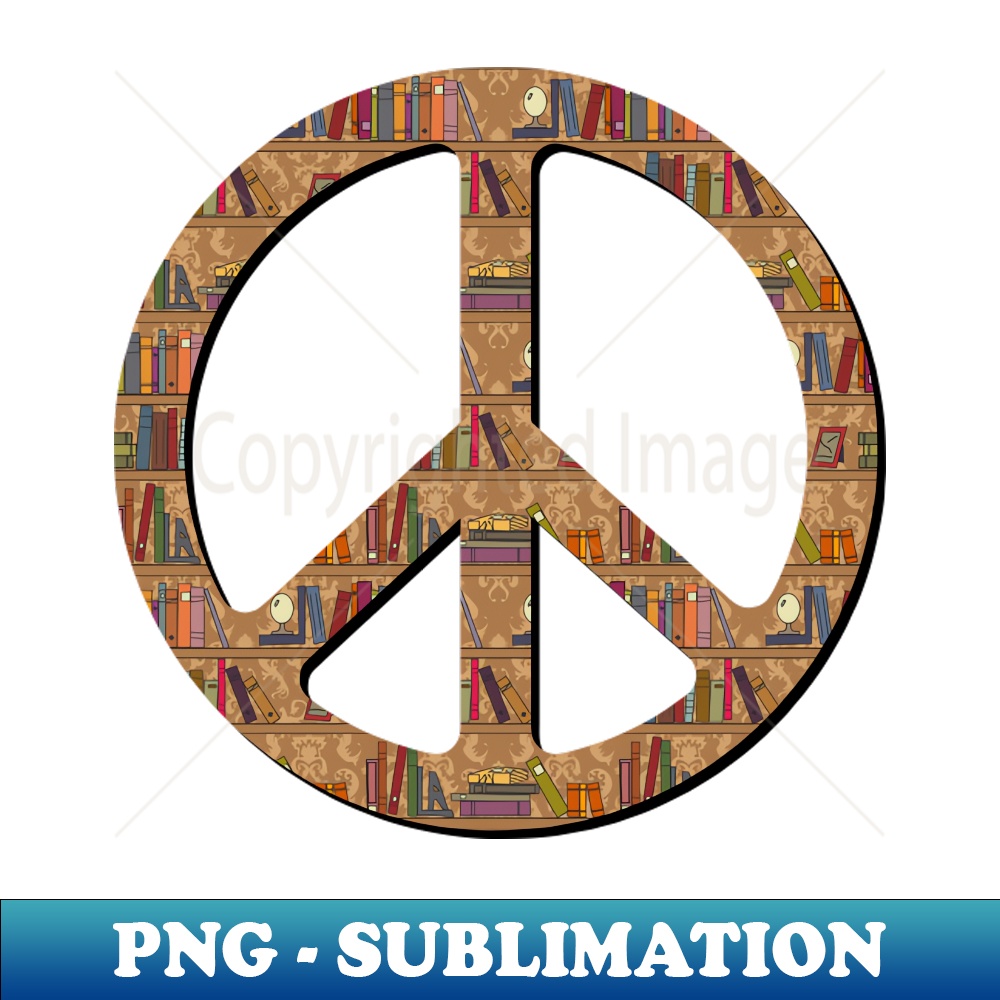 book shelf symbol of peace - Special Edition Sublimation PNG | Inspire ...