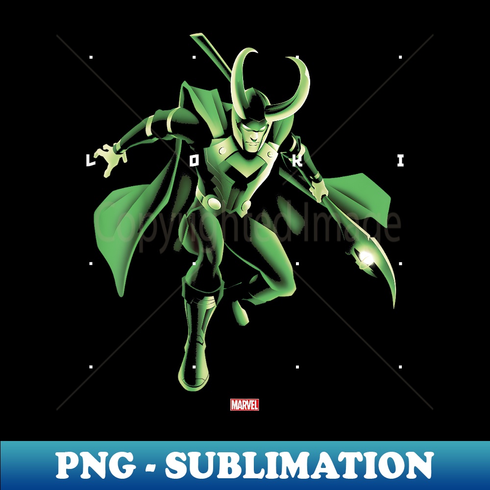Marvel Loki Halftone Word Stack Portrait - Creative Sublimat | Inspire ...