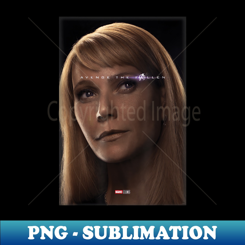 Marvel Avengers Endgame Pepper Potts Avenge The Fallen - PNG | Inspire ...