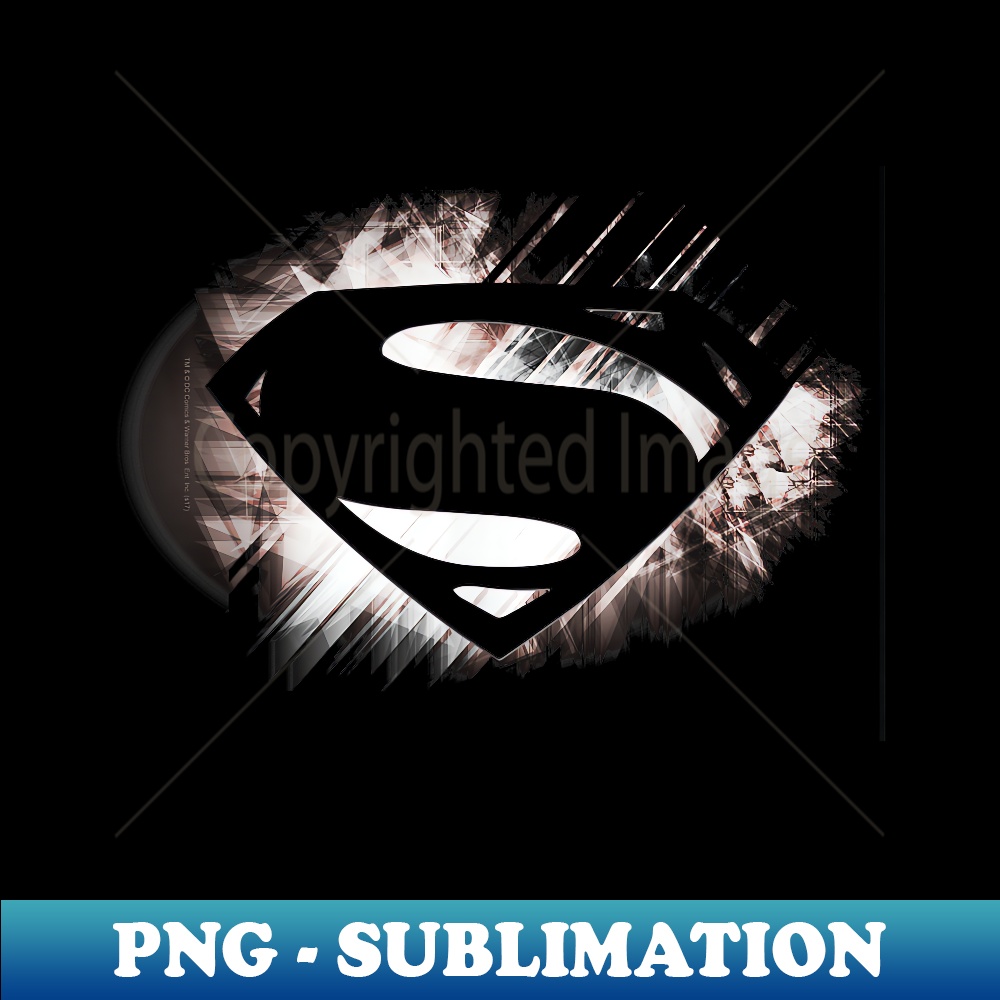 Superman Man of Steel Shield Fracture T - Retro PNG Sublimat | Inspire ...