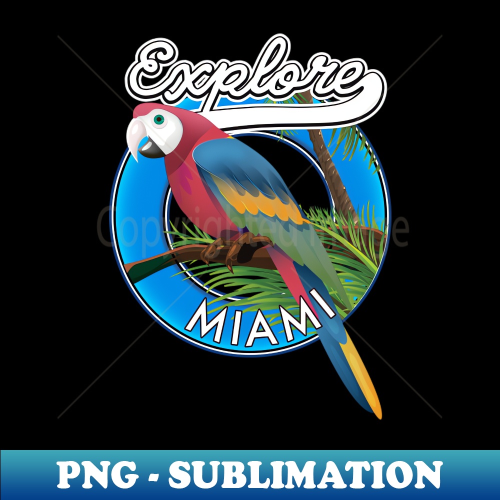 Explore Miami retro logo - Special Edition Sublimation PNG F - Inspire ...