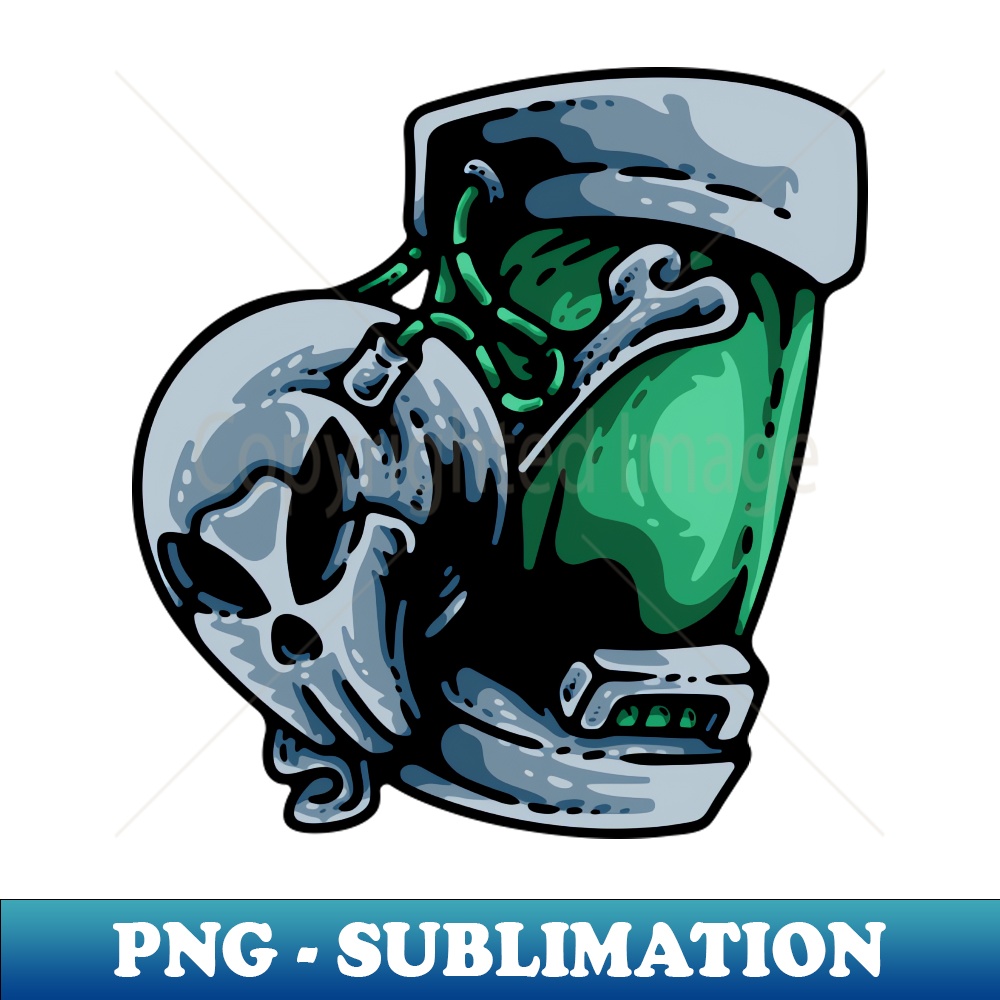Cyber Skull - PNG Transparent Sublimation File - Unleash You | Inspire ...