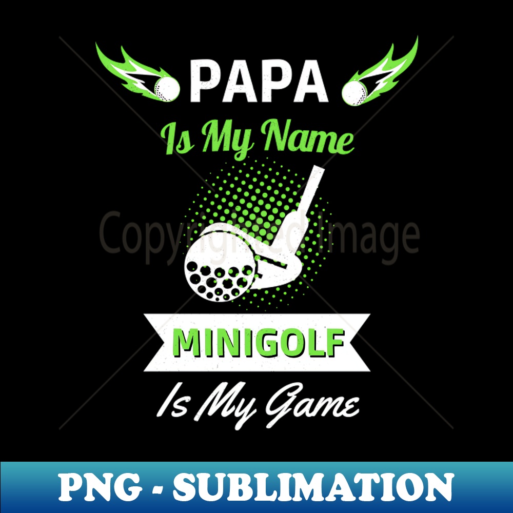 Mini Golf Papa Golfers Golf Player Fun - Exclusive Sublimati | Inspire ...