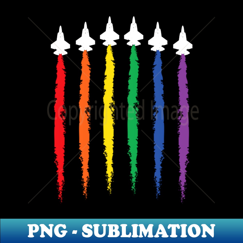 LGBTQ Air Force Flyover Rainbow LGBT Gay Pride - PNG Transpa | Inspire ...