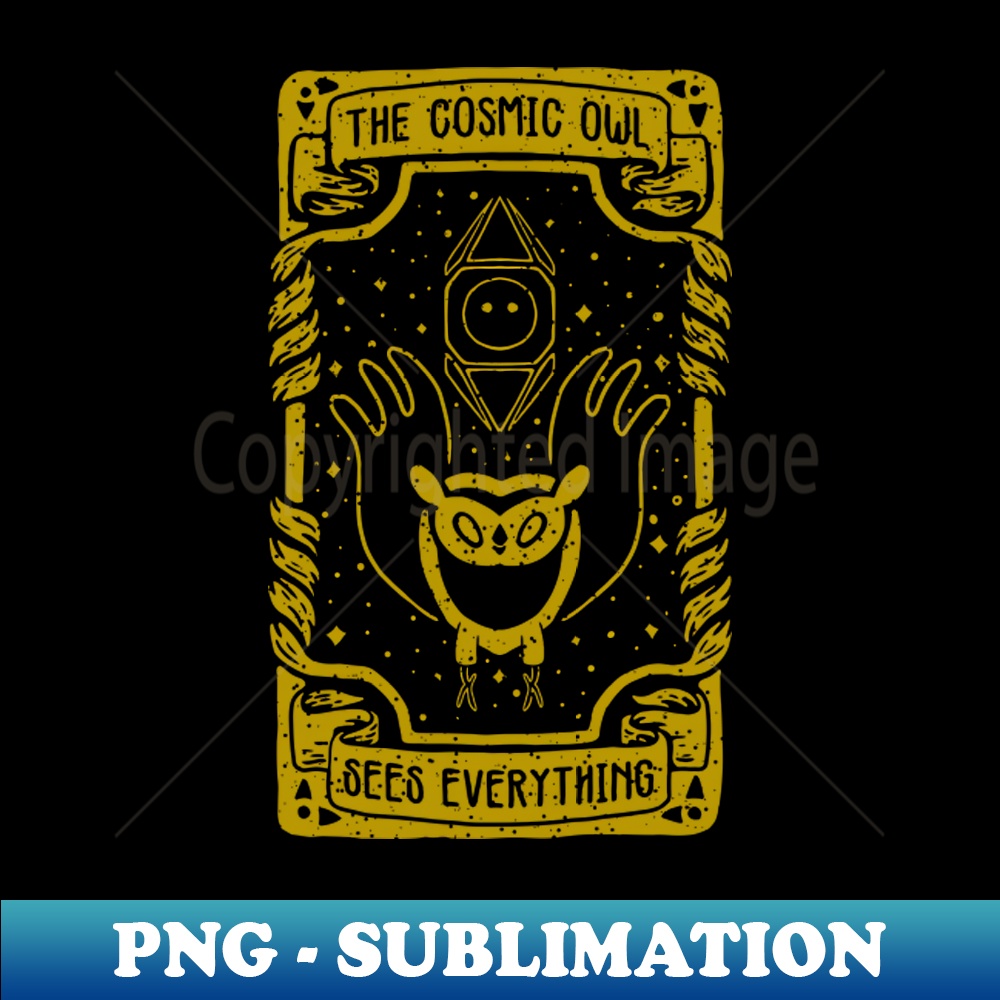 The Cosmic Owl - Exclusive Sublimation Digital File - Transf | Inspire ...