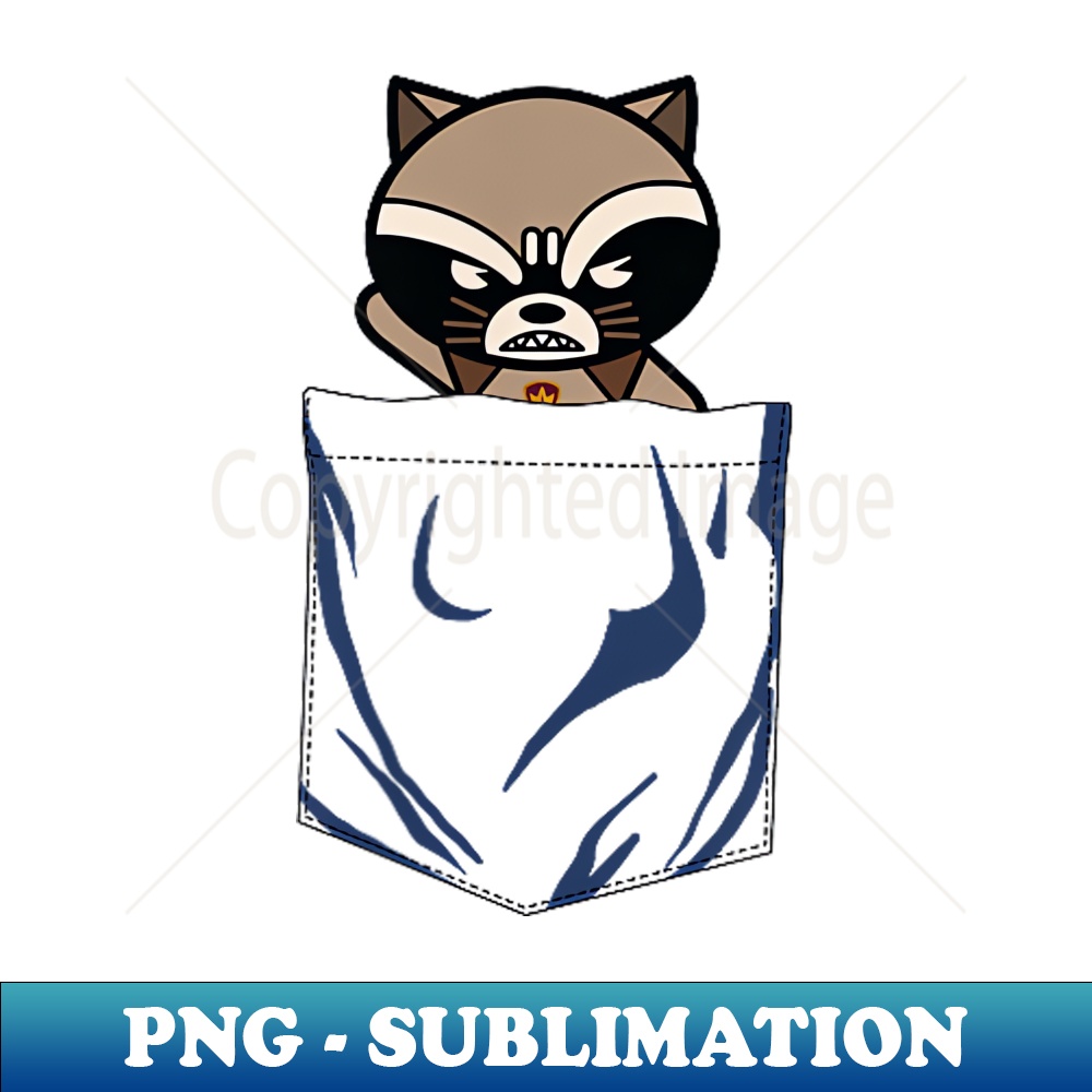 Marvel Rocket Racoon Left Chest Pocket Graphic - Signature S | Inspire ...