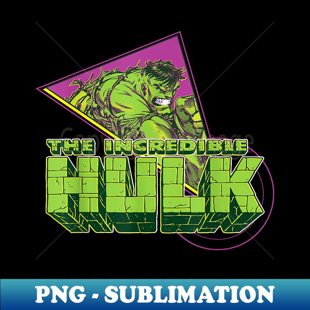 Marvel The Incredible Hulk 90s Comic - Instant Sublimation D | Inspire ...