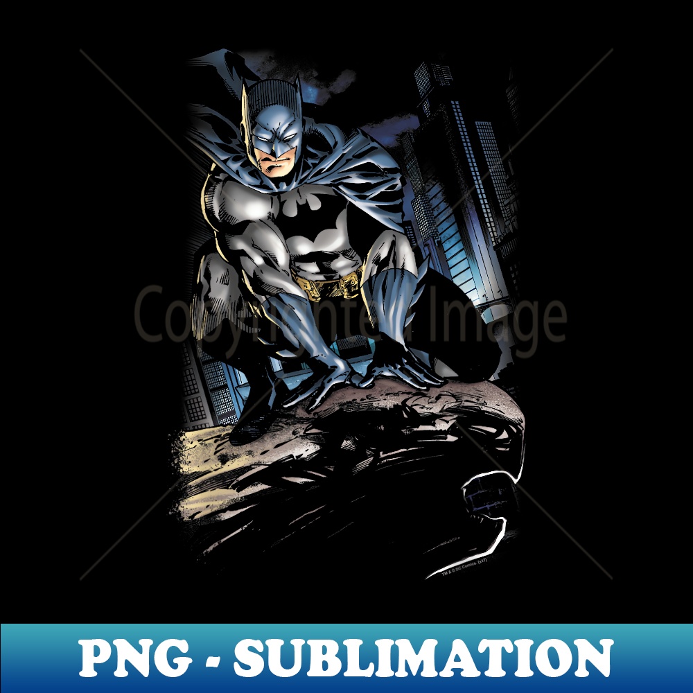 Batman Perched - Vintage Sublimation PNG Download - Perfect | Inspire ...