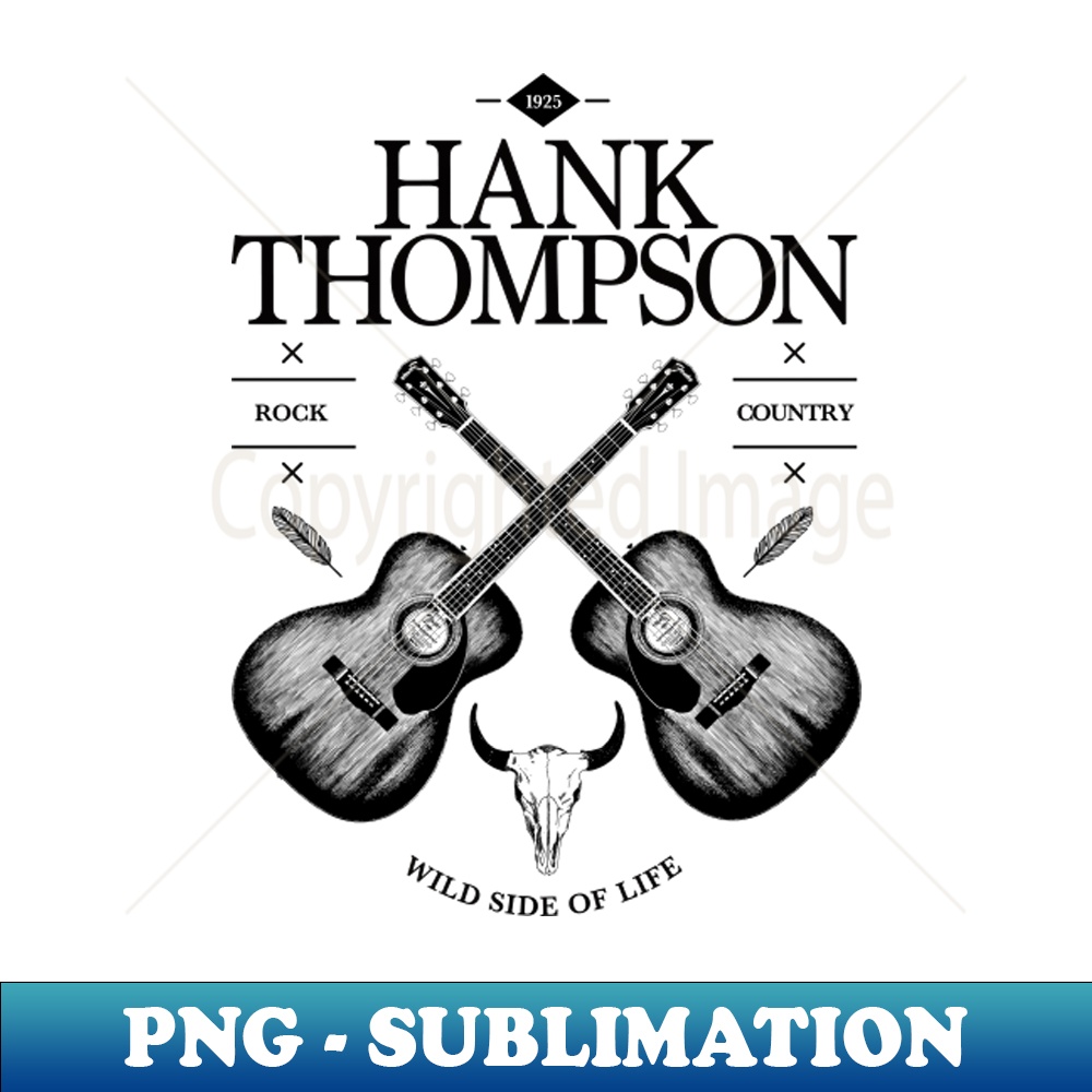 Hank Thompson Acoustic Guitar Vintage Logo - High-Resolution | Inspire ...