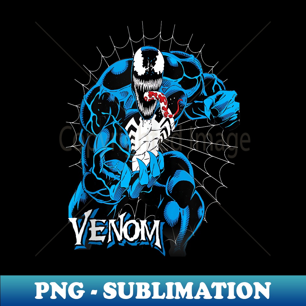 Marvel Spider-Man Venom Vintage Action Pose - Instant Sublim - Inspire ...