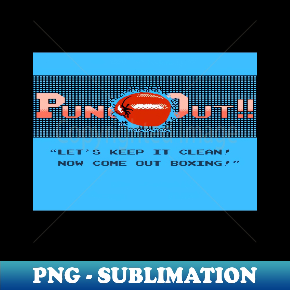Mike Tyson Punch Out Title Screen NES - Instant PNG Sublimat | Inspire ...
