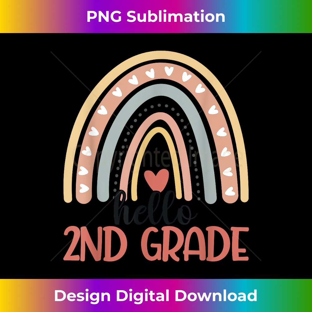 Second Grade Rainbow Teacher Hello 2nd Grade Boys Gir - Futu | Inspire ...