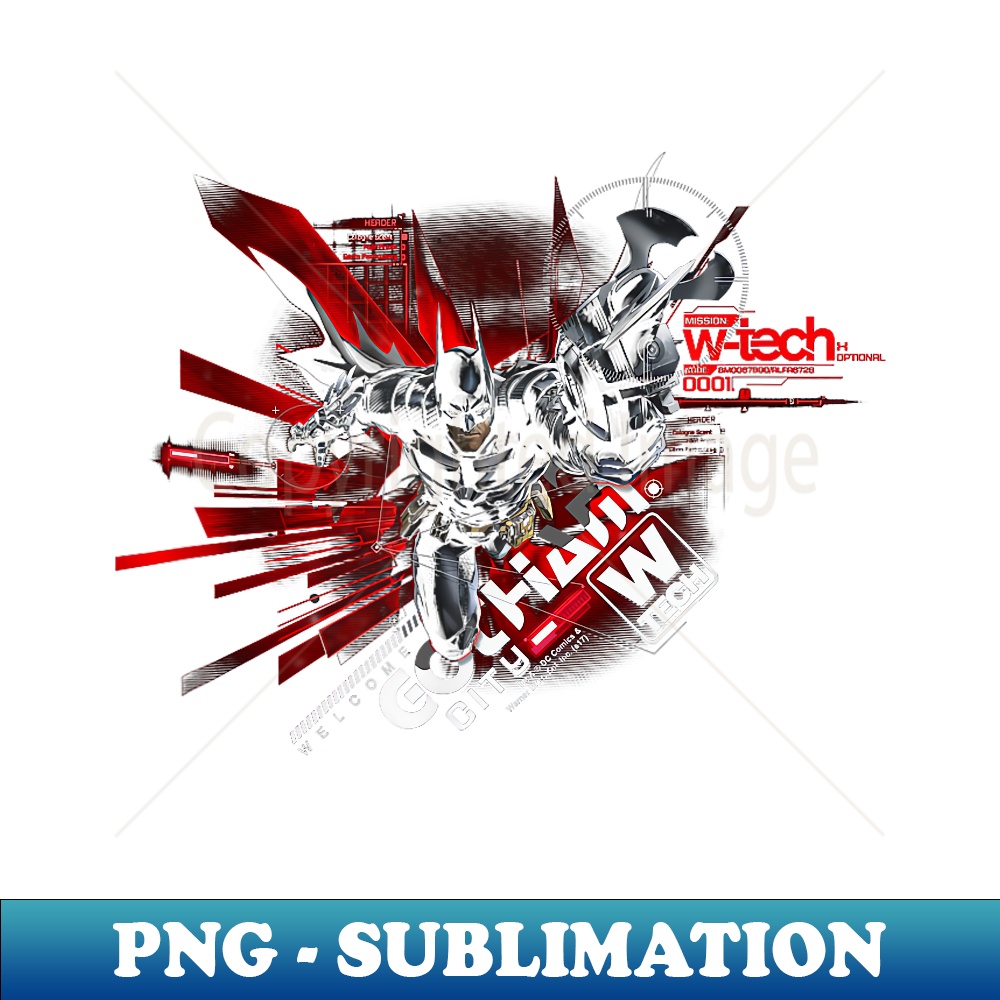Batman Arkham Knight Tech T - Signature Sublimation PNG File | Inspire ...